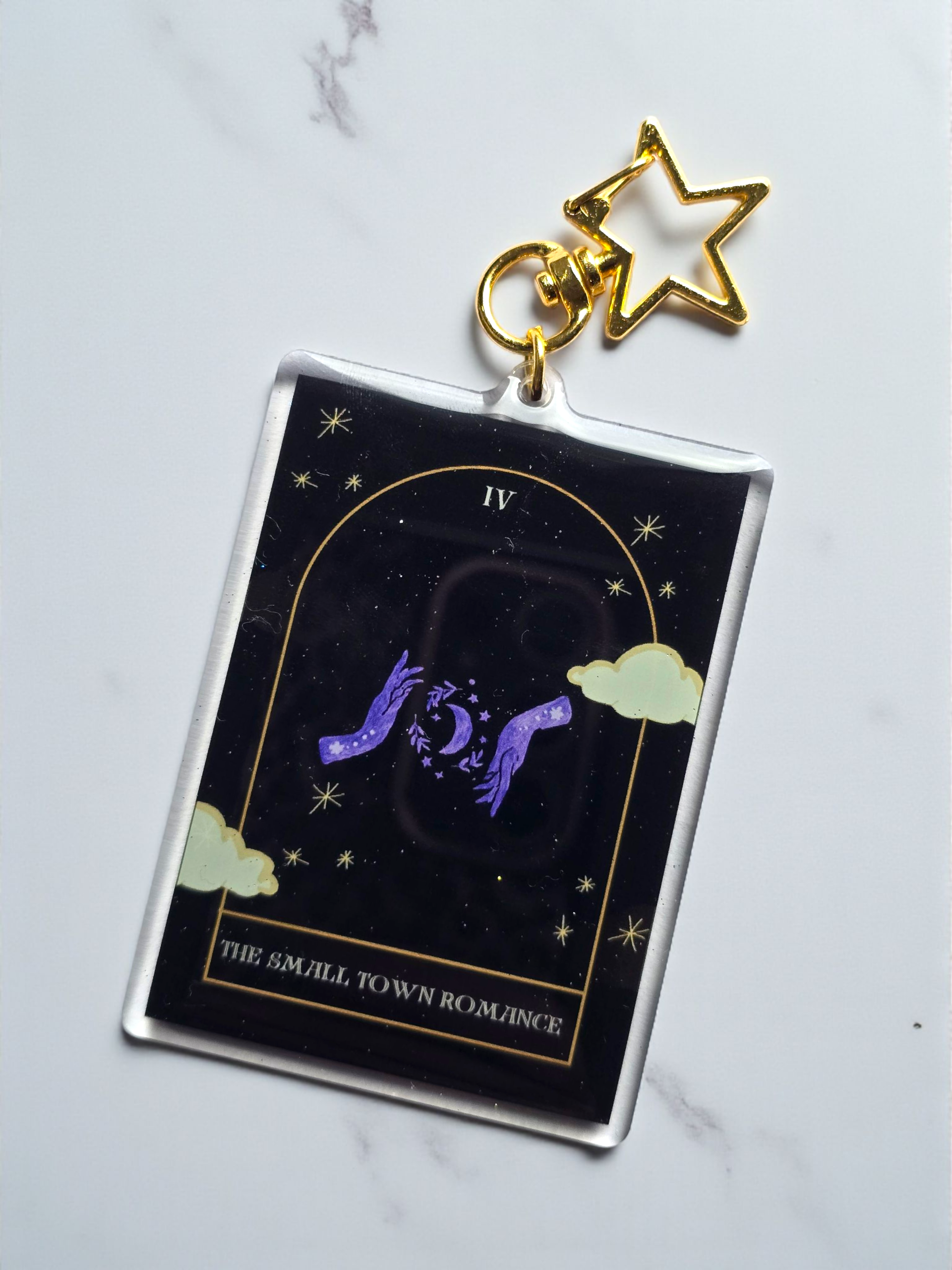 Small Town Romance Trope Card Keychain – Libertys Nation